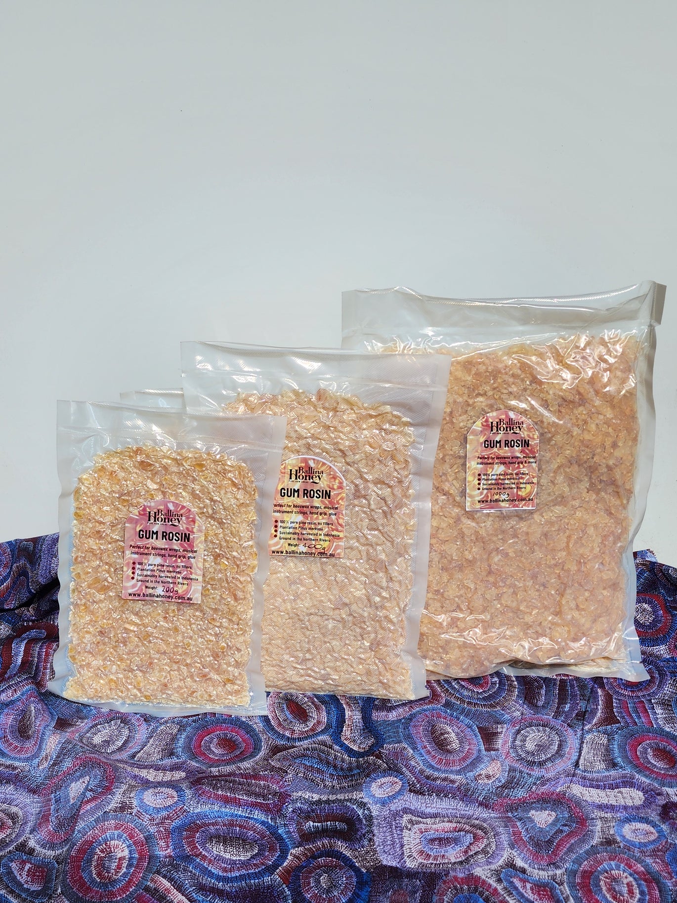 Gum Rosin/ Pine Resin/ Colophony – Ballina Honey